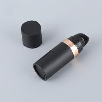 China Full PP Airless Plastic Bottle 5ml 10ml 15ml 20ml 30ml 50ml Matte Black Airless Pump Bottle for Moisturizer and Serum for sale