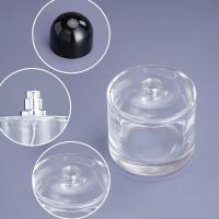 China 30ml 50ml 100ml Round Glass Perfume Bottles with Stock Fragrance Pump Spray and Empty Oil Packaging for sale