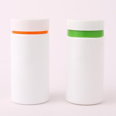 China Manufacture Custom 100 150 200 250 300ml PET Plastic Packaging Vitamin Empty White Pill Bottles for Medical Capsule Storage for sale