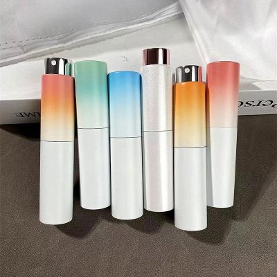 China Engraving Surface 5ml 8ml 10ml Mini Empty Clear Spray Bottle Refillable Glass Perfume Sample Atomizer Tester for Perfume for sale