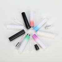 China Engraving Surface 5ml 8ml 10ml Mini Empty Clear Spray Bottle Refillable Glass Perfume Sample Atomizer Tester for Perfume for sale