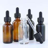 China 15ml 30ml 60ml 120ml 2oz Glass Amber Essential Oil Bottle Blue Glass Boston Dropper Bottle for Essential Boston Bottle for sale