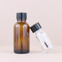 China Stock Amber Glass Bottle for Essential Oil and Nail Polish 5ml10ml15ml20ml 30ml 50ml 100ml Surface Printing Screen Printing for sale