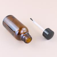 China Stock Amber Glass Bottle for Essential Oil and Nail Polish 5ml10ml15ml20ml 30ml 50ml 100ml Surface Printing Screen Printing for sale