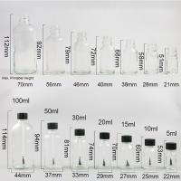 China Stock Amber Glass Bottle for Essential Oil and Nail Polish 5ml10ml15ml20ml 30ml 50ml 100ml Surface Printing Screen Printing for sale