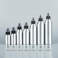 China Customized Label Empty 100ml 200ml 300ml 500ml 1000ml Aluminum Bottles Spray Fine Mist Lid for Lotion Shampoo Essential Oil for sale