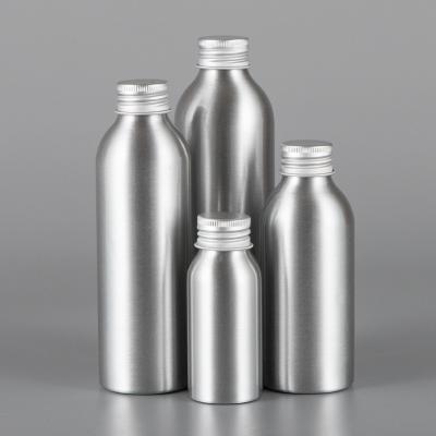China Empty Silver 15ml 30ml 50ml 100ml 250ml 500ml 600ml 1000ml Aluminum Water Bottle PERFUME Personal Skin Care Packaging for sale