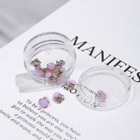China Collar Material AS Custom Empty Acrylic Powder Containers Clear Loose Body Powder Containers Bulk Acrylic Jars With Lids for sale