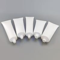 China Customized Cosmetics Packaging White Matte Empty Plastic Soft Squeeze Tubes for Lotion and Cream 100% Sugarcane Material for sale