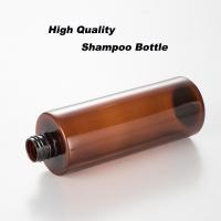 China Personal Skin Care Packaging PET Collar Empty Amber White 500ml 1000ml Shampoo Shower Gel Lotion Pump Bottles for Hair for sale