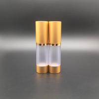 China 10ml 15ml 30ml 50ml 80ml 100ml 120ml Silver Golden Matte Airless Pump Bottle Facial Cleanser Sealing Type PUMP SPRAYER for sale