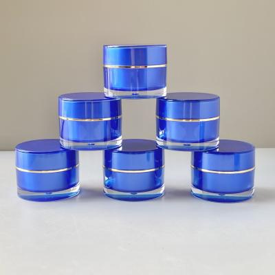 China 5g 10g 15g 20g 30g 50g 100g Cosmetics Acrylic Gel Nail Jar Matte for Skin Care Cream Frosted Plastic Jars with Screw Lids for sale