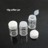 China 5ml 5 Grams 10 ml 10grams Clear Loose Powder Jar and Pot with Sifter Black White Cap Samples Process 2-3 days Free Sample for sale