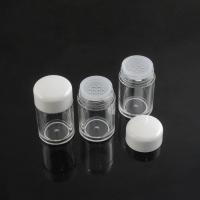 China 5ml 5 Grams 10 ml 10grams Clear Loose Powder Jar and Pot with Sifter Black White Cap Samples Process 2-3 days Free Sample for sale