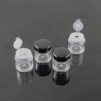 China 5ml 5 Grams 10 ml 10grams Clear Loose Powder Jar and Pot with Sifter Black White Cap Samples Process 2-3 days Free Sample for sale
