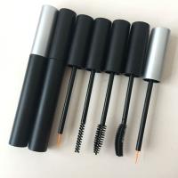 China Acceptable OEM/ODM 10ml Customized Empty Rose Gold Eyelash Growth Serum Plastic PETG Bottle with Eyelashes Brush and Tube for sale