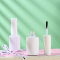 China Unique Empty Glass Bottle for Nail Polish Base Material Glass With Reed Diffuser or not NO Cap and Brush 10ml Pink White for sale