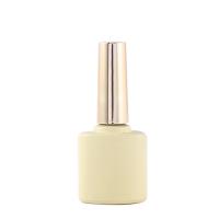 China Customized Logo Glass Collar Golden Oval UV Gel Nail Remover Bottles with Luxury Unique Empty Design 8ml 10ml 12ml 15ml for sale