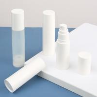 China Senior PAK Manufacture PP White Matte Vacuum Bottle 15ml 30 50ml Airless Bottle Bottling Spray Emulsion Customized Accepted for sale