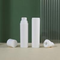China Customized Colors Skincare Airless Lotion Pump Bottle 1oz 2oz 3oz 4oz 5oz 8oz Matte White Airless Frosted for Serum Cream for sale