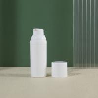 China Customized Colors Skincare Airless Lotion Pump Bottle 1oz 2oz 3oz 4oz 5oz 8oz Matte White Airless Frosted for Serum Cream for sale