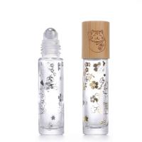 China 5ml 10ml 15ml Bamboo Wooden Glass Roller Ball Deodorant Bottle for Essential Oil Roll on Perfume without Reed Diffuser for sale
