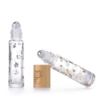 China 5ml 10ml 15ml Bamboo Wooden Glass Roller Ball Deodorant Bottle for Essential Oil Roll on Perfume without Reed Diffuser for sale