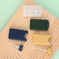 China PP Plastic Pocket Sized 20ml White Green White Blue Yellow Empty Credit Card Perfume Bottle for Industrial Cosmetic for sale