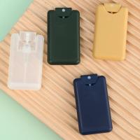 China PP Plastic Pocket Sized 20ml White Green White Blue Yellow Empty Credit Card Perfume Bottle for Industrial Cosmetic for sale