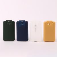 China PP Plastic Pocket Sized 20ml White Green White Blue Yellow Empty Credit Card Perfume Bottle for Industrial Cosmetic for sale