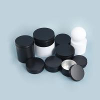 China Custom Black Aluminum Candle Tin Metal Case for Solid Scented Candle 6 oz With Lids Food Storage Box Industrial Food for sale