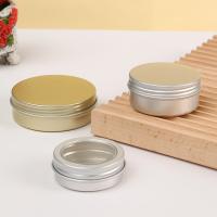China Makeup Tools Empty Storage Container 5 10 15 20 100 150 g Matte Silver Metal Aluminum Jar for Candle Shoe Polish Saffron for sale