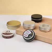 China Makeup Tools Empty Storage Container 5 10 15 20 100 150 g Matte Silver Metal Aluminum Jar for Candle Shoe Polish Saffron for sale