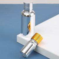 China Screen Printing Mini Refillable Perfume Glass Bottle with Plug Metal Gold Silver Stock 10ml 5ml Pocket Small Travel Size for sale