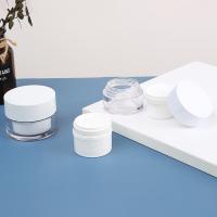 China Custom Global Recycled PCR PLA Material Biodegradable Cosmetic Packaging Containers Plastic Acrylic Cream Jar with Replacement for sale