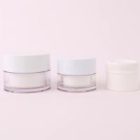 China Custom Global Recycled PCR PLA Material Biodegradable Cosmetic Packaging Containers Plastic Acrylic Cream Jar with Replacement for sale