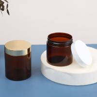 China 30ml 40ml 50ml 60ml 80ml 100ml 120ml 200ml 250ml 400ml 500ml 1L Chocolate PET Plastic Cream Jar for Food Collar Material for sale