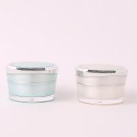 China Acrylic Double Wall Nail Gel Jar for Customized Colors Makeup Plastic Cream Jar and Face Hand Hair Skin Care Body Scrub for sale
