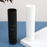 China Empty White or Black Matte Soft Touch Plastic Tube Face Wash Cream Soft Tubes Packaging for Cosmetics and Custom Labels for sale