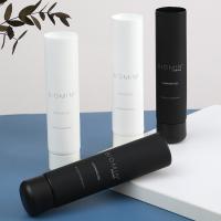 China Empty White or Black Matte Soft Touch Plastic Tube Face Wash Cream Soft Tubes Packaging for Cosmetics and Custom Labels for sale