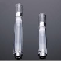 China Silver Luxury Plastic Syringe Airless Bottle 5ml10ml 15ml for Empty Airless Cosmetic Dispenser for sale