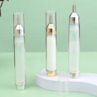 China Silver Luxury Plastic Syringe Airless Bottle 5ml10ml 15ml for Empty Airless Cosmetic Dispenser for sale