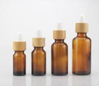 China Glass Collar Luxury Empty Cosmetic 50ml Round Matte Frosted Face Serum Bottle 15ml30ml100ml Essential Oil Glass Amber Dropper Bottle With Box for sale