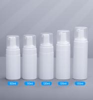 China 100ml/120ml/150ml/200ml PET Plastic Mousse Bottle Facial Cleanser Pressing Foaming Container with Pump Sprayer Seal for sale