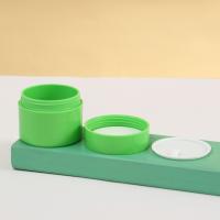 China Wheat Biodegradable Cosmetic Containers Recyclable 100% PCR PLA Material Straw Cream Jar Green 2oz 3oz 8oz Free Samples for sale