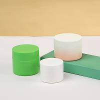 China Wheat Biodegradable Cosmetic Containers Recyclable 100% PCR PLA Material Straw Cream Jar Green 2oz 3oz 8oz Free Samples for sale