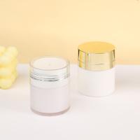 China 15g 30g 50g 100g Cosmetic Airless Pump Jar Luxury Personal Care Cream Airless Jar Plastic Airless Bottle Jar Refillable for sale