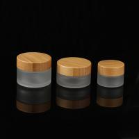 China Customized Colors Skin Care Glass Bottle Jar Packaging Bamboo Products 5g15g 20g 30g 50ml 100ml 150ml 200ml 4oz 8oz for sale