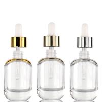 China Other Cosmetic CUSTOM Empty Oval Unique Essential Oils Glass Dropper Bottle for Hair Oil 15ml 30ml 50ml 1oz 2oz for sale