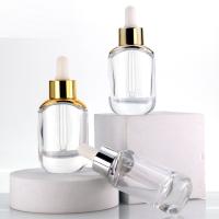 China Other Cosmetic CUSTOM Empty Oval Unique Essential Oils Glass Dropper Bottle for Hair Oil 15ml 30ml 50ml 1oz 2oz for sale
